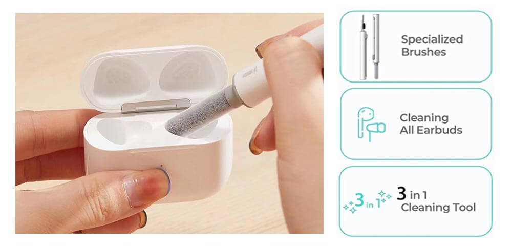 AirPods Cleaning Kit tools,Earbuds iPhone cleaning pen Wholesale