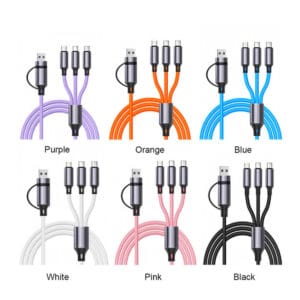 Multiple USB A+C cables wholesale 5-IN-1 Cables China suppliers